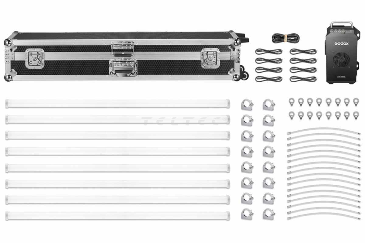 Godox Knowled Tp4r K8 Pixel Rgbww Led Tube 8 Light Kit Led Lichtkoffer Kits Produktions