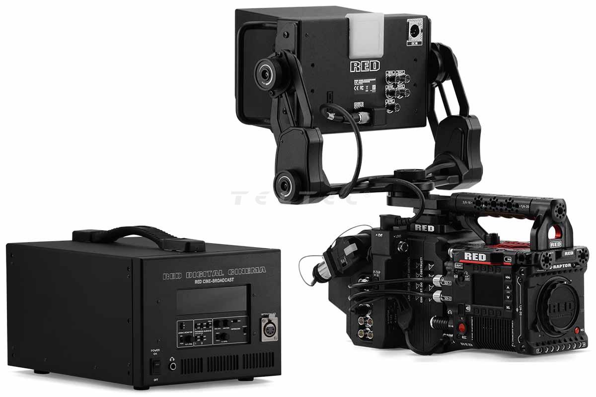 RED V-RAPTOR 8K S35 Cine-Broadcast Pack (Full Rack) | Glasfaser Kamera ...