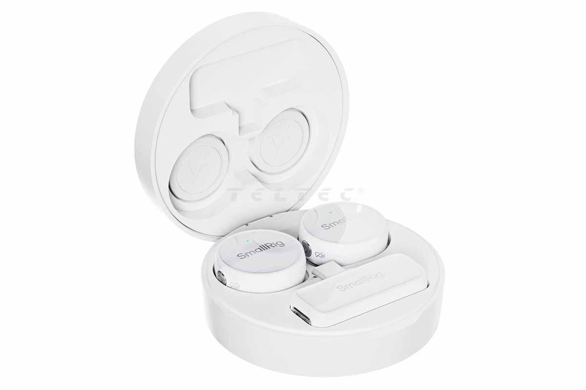 SmallRig 4706 S 60 Wireless Microphone (White / USB-C Version ...