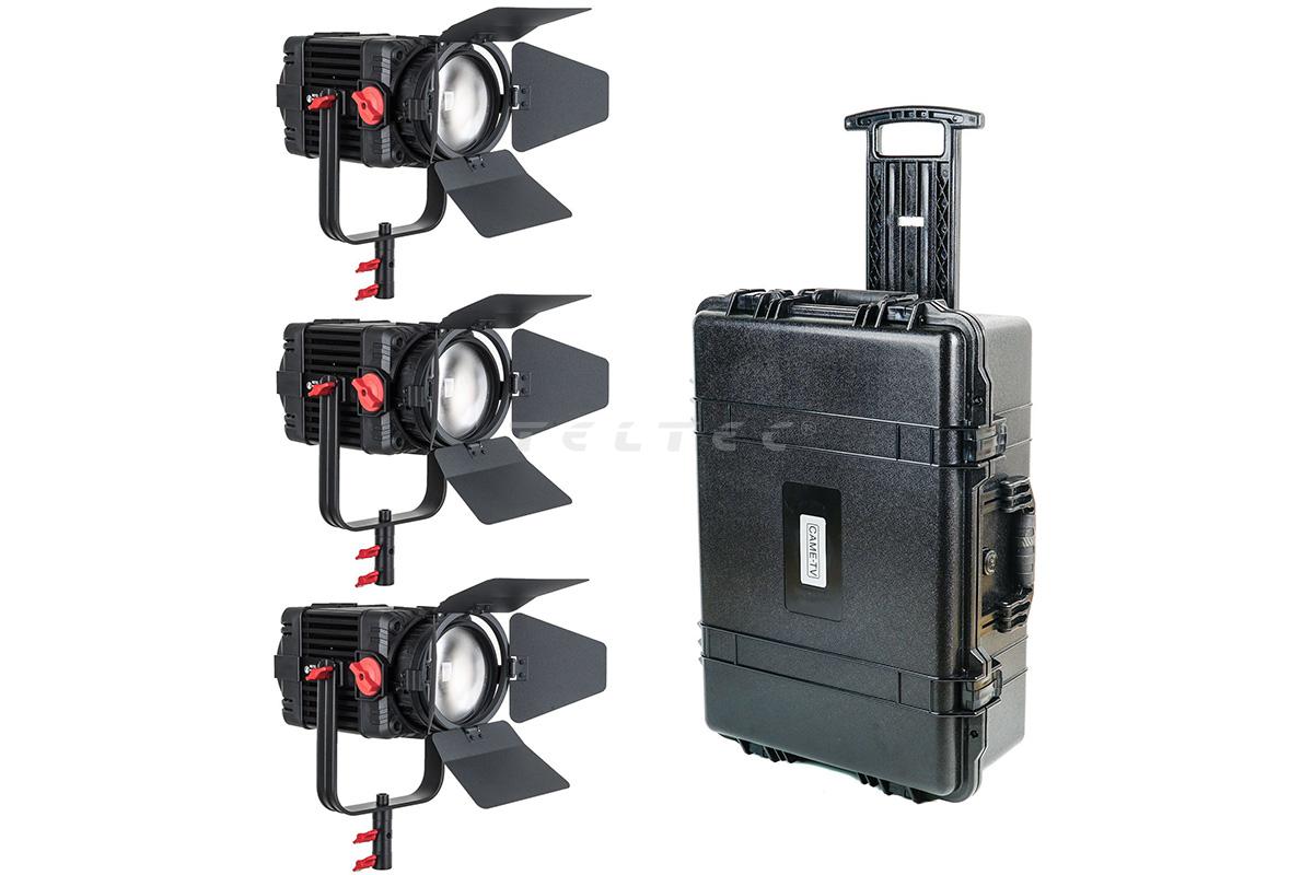 CAME-TV Boltzen 150W Fresnel LED Daylight Mark II 3er Kit | LED Light ...