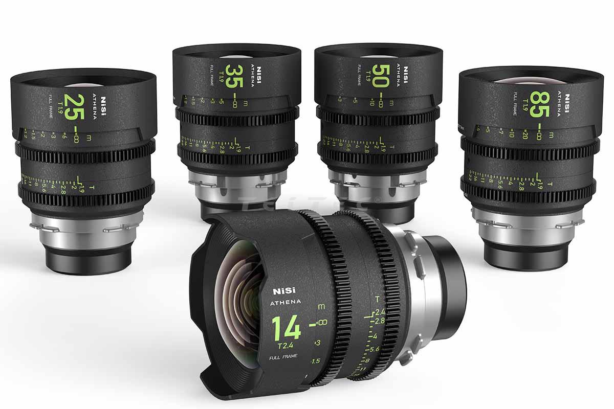 NiSi Athena Prime Lens Set (14 / 25 / 35 / 50 / 85 mm) - PL-Mount | PL ...