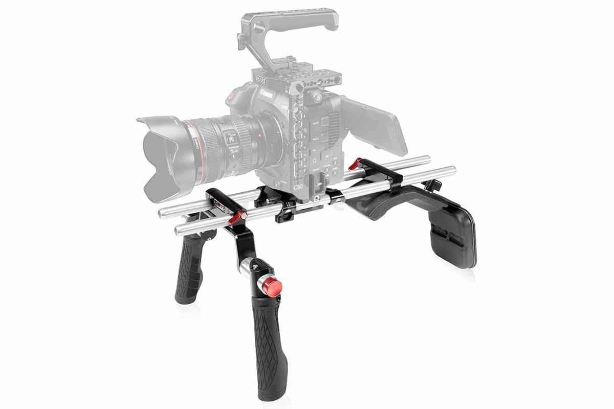 Shape Shoulder Mount System für Canon EOS C80 | Schulterstützen | Kamera-Support | Kamerazubehör ...