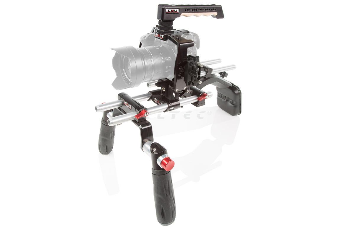 Shape GH5SM-OF GH5 Cage Offset Shoulder Mount - Teltec | Video-, Audio ...