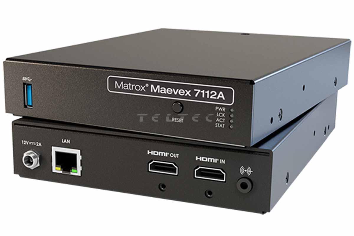 Matrox Maevex 7112 AVC Single-Channel 4Kp60 Encoder | Encoding Systems ...