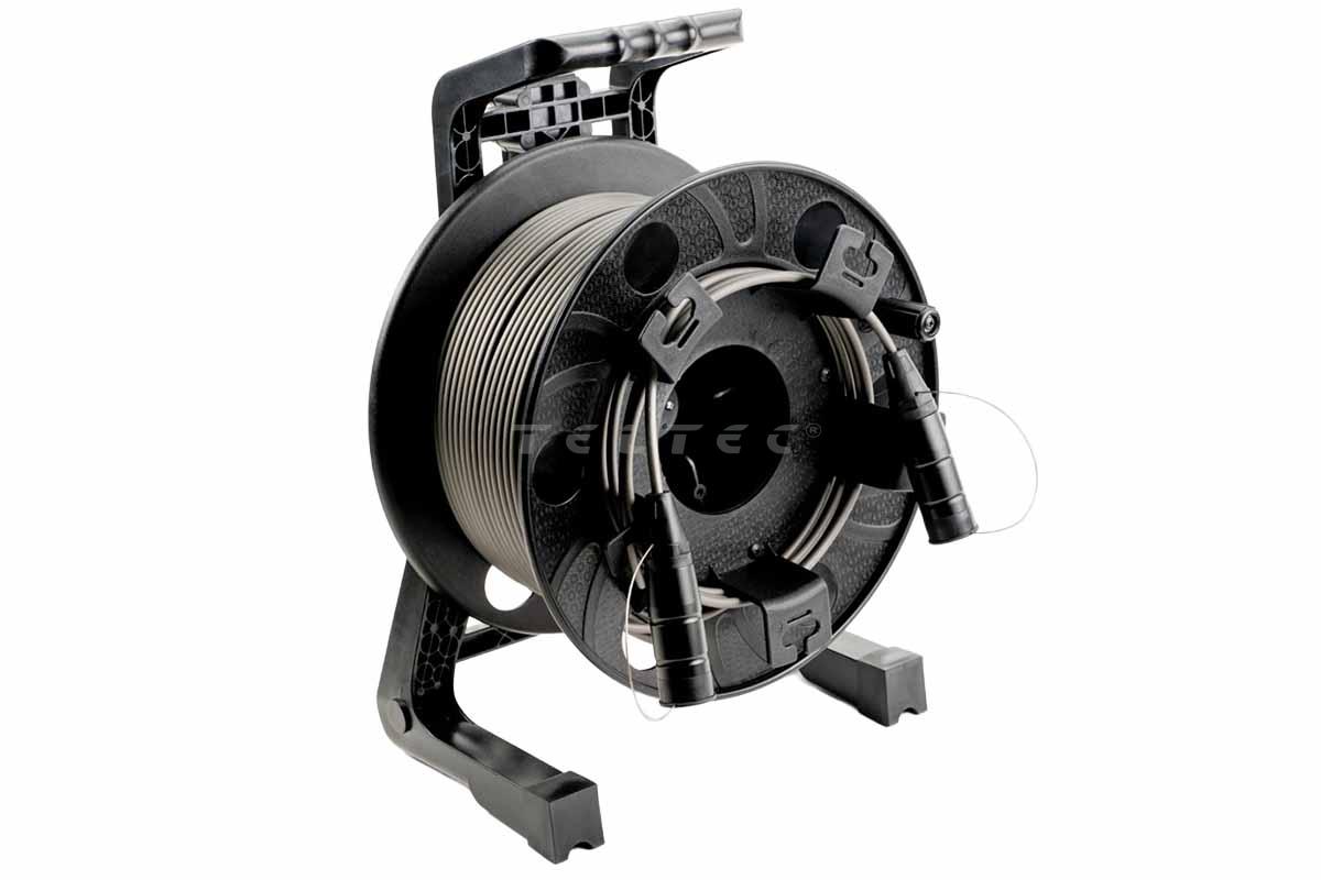 ZILR Cable Reel SDI 12G BNC Cable (50m) with Connect Caps | BNC Cable ...