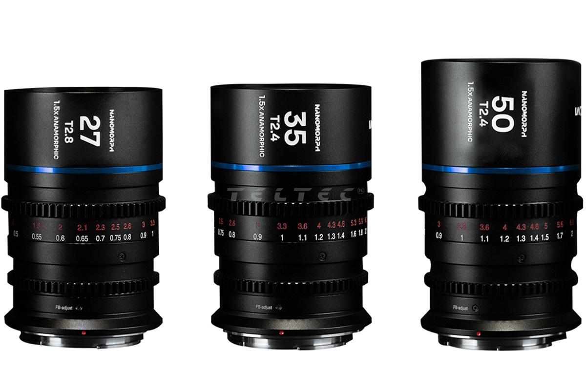 LAOWA Nanomorph S35 Prime 3er Set Sony E blau | E Mount Lenses | Lenses ...