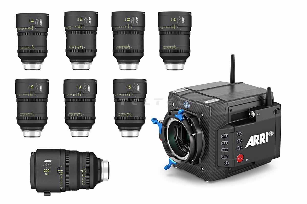 ARRI K0.0048022 8x Signature Primes (M) & ALEXA Mini LF Ready to Shoot ...