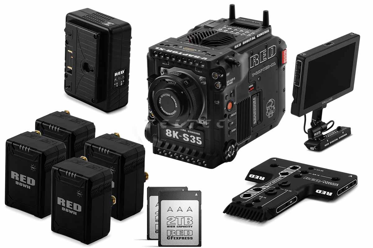 RED V-RAPTOR XL 8K S35 Production Pack (Gold Mount) | Super 35mm ...
