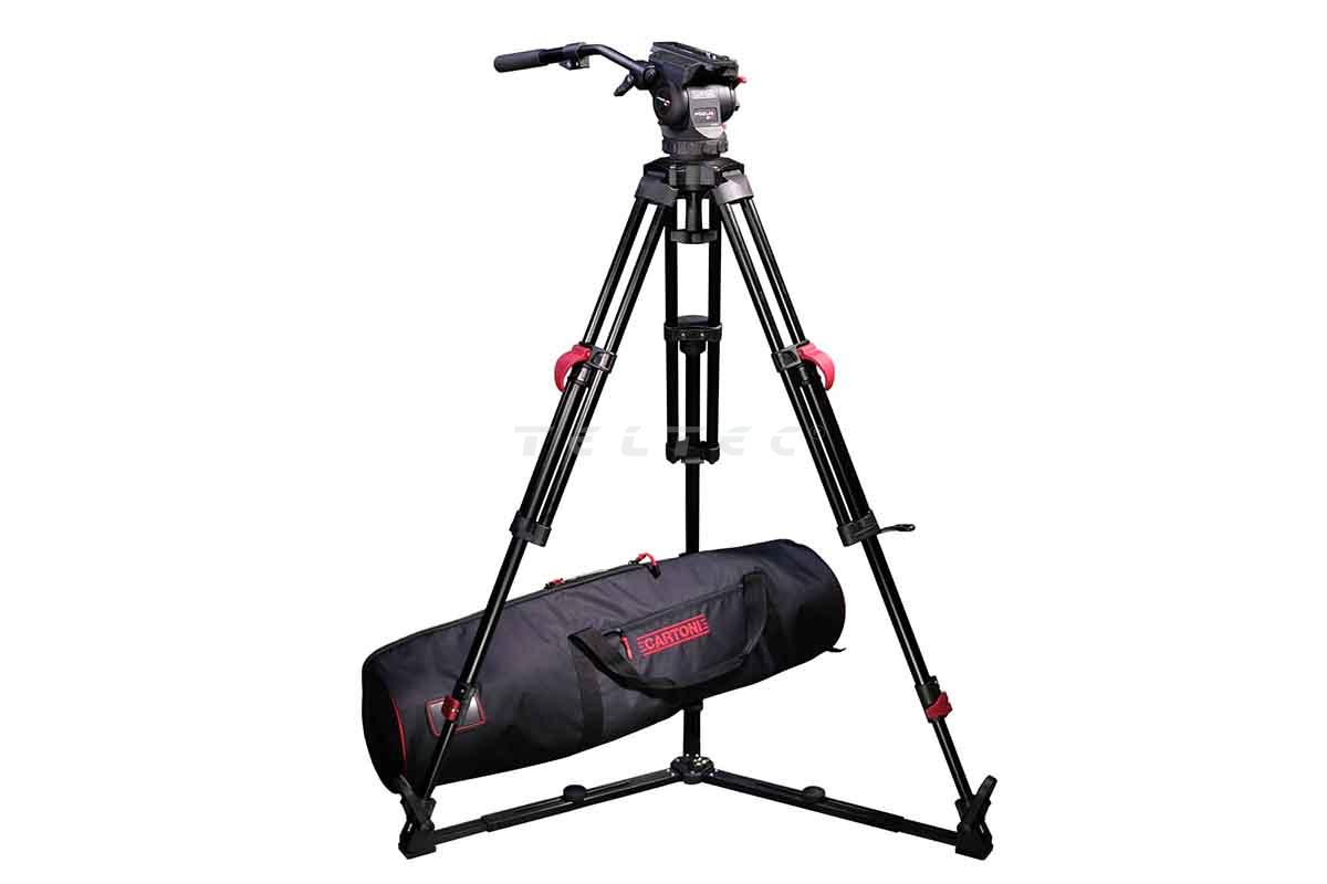 Cartoni Focus 8 - 2-Stage Red Lock ALU System KF08-RLG | Tripod Systems / Sets 60/75mm | Tripods ...
