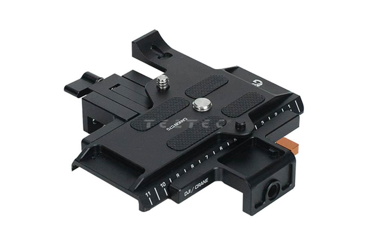 Bright Tangerine Canon C70 DJI Riser Kit for 15mm Baseplate - Teltec ...