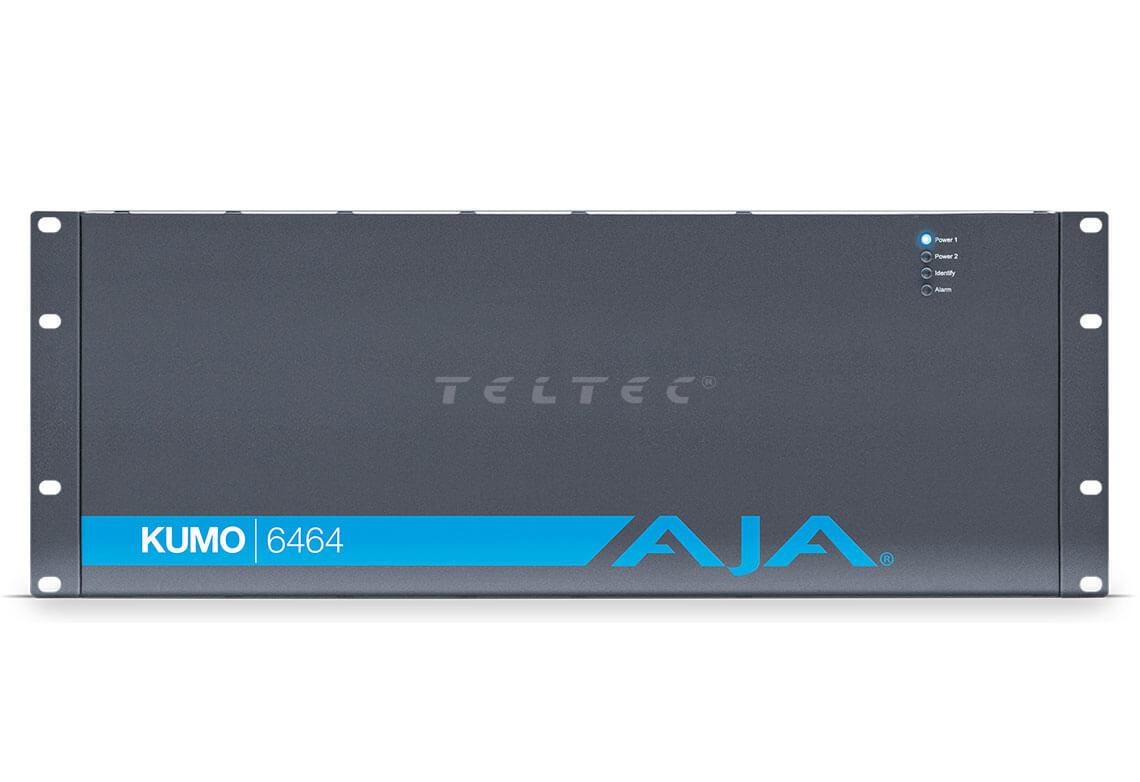 AJA KUMO 64x64 Compact SDI Router - Teltec | Video-, Audio- & Studio ...