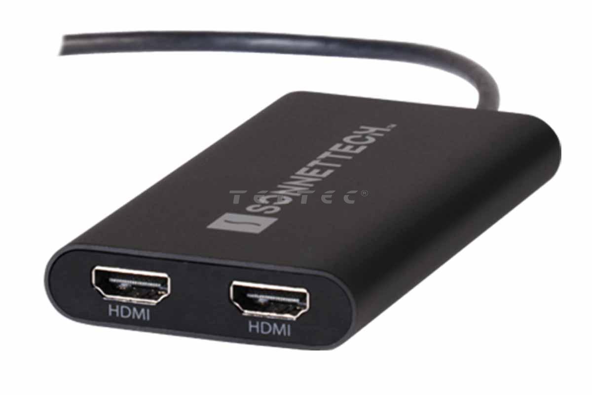 Sonnet Displaylink USB-C Dual HDMI Adapter | Docking Adapter | Storage ...
