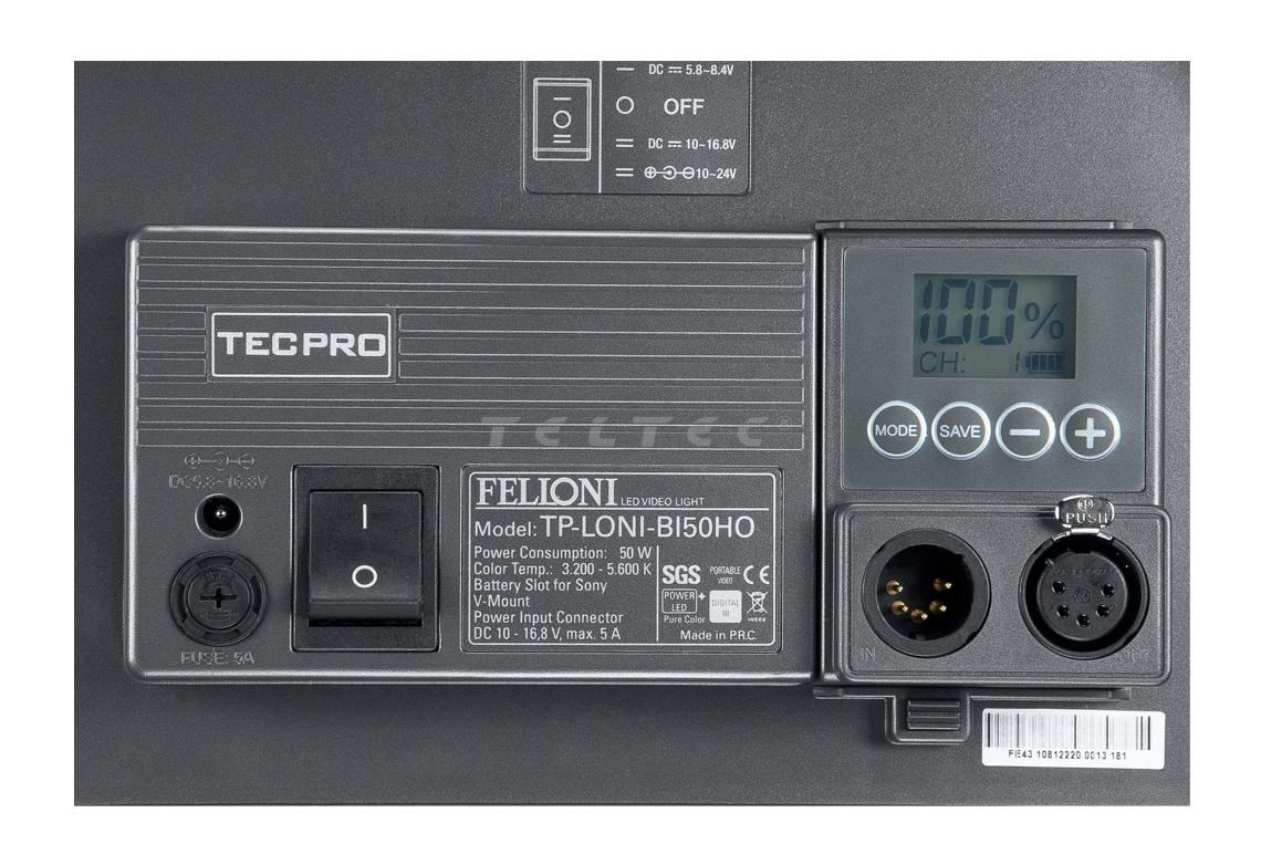 Tecpro FELLONI TP-LONI-DIM-DMX - Teltec | Video-, Audio- & Studio ...