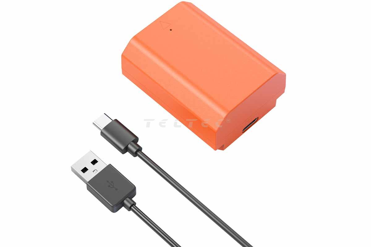 SmallRig 4969 NP-FZ100 USB-C Rechargeable Camera Battery (Orange ...