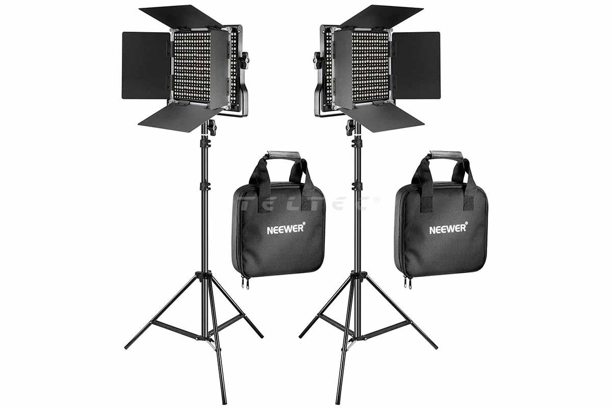 Neewer NL660 | LED Flächenleuchten Bi-Color | Produktions- / Reportage ...