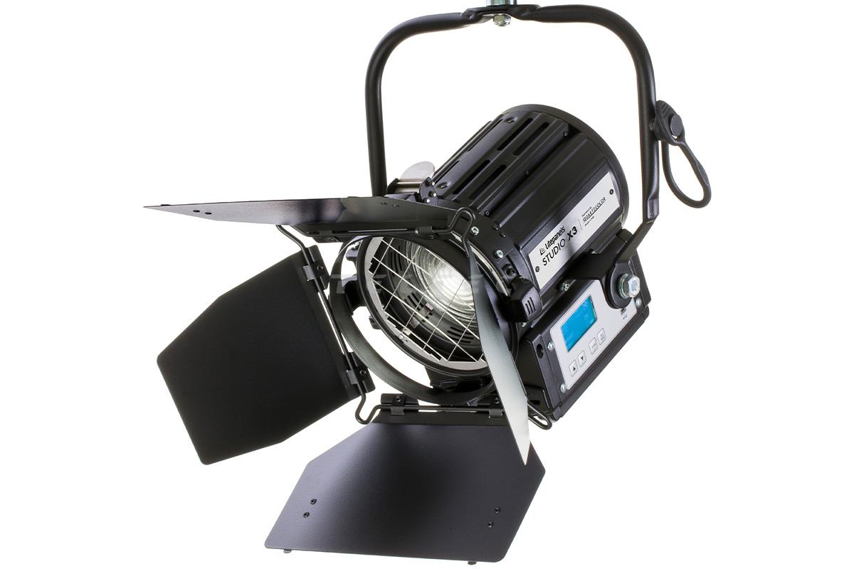 Litepanels Studio X3 Tungsten 100W LED Fresnel pole operated | LED ...