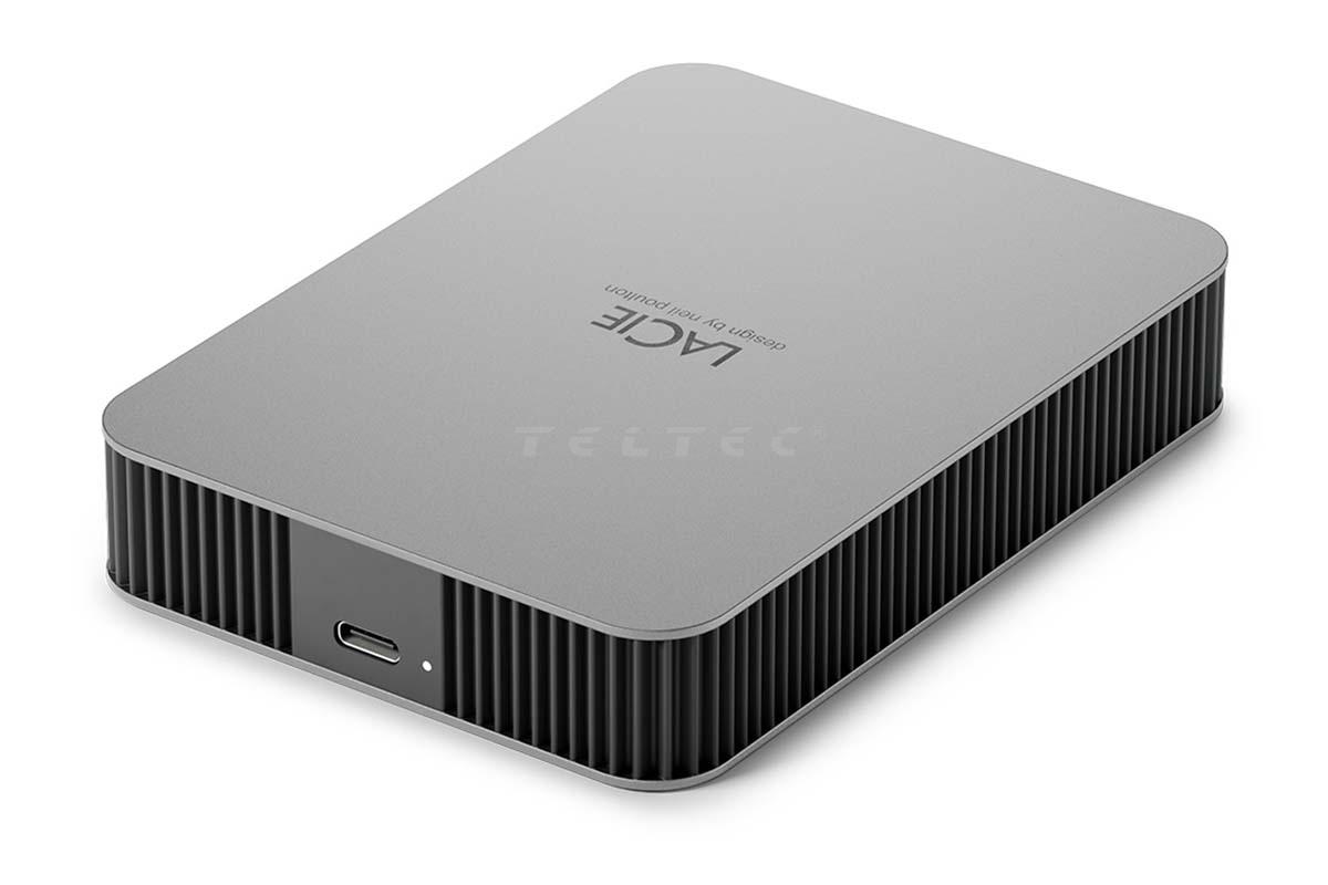 LaCie 6,4 cm (2,5") 5 TB Mobile Drive USB-C Moon Silver | HDD 2,5"Hard ...