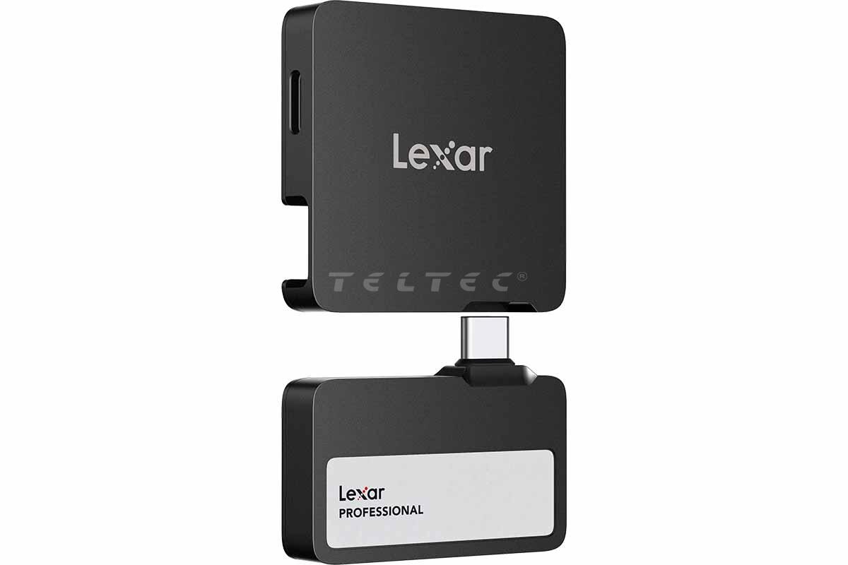 Lexar Go Portable SSD SL400 1TB (mit Hub) - schwarz | SSD Festplatten mit Gehäuse | Festplatten ...