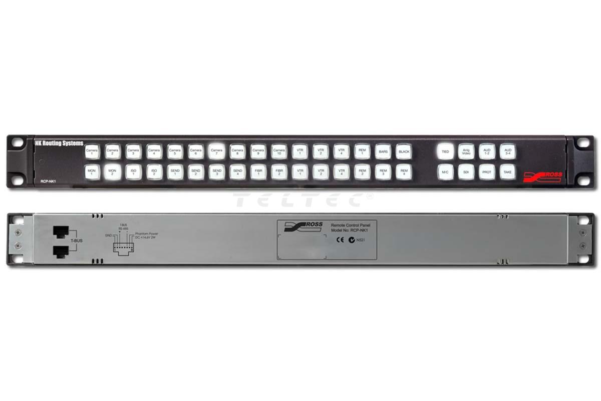 Ross Router Control Panel - RCP-NK1 | Control Panel | Matrix Switch ...