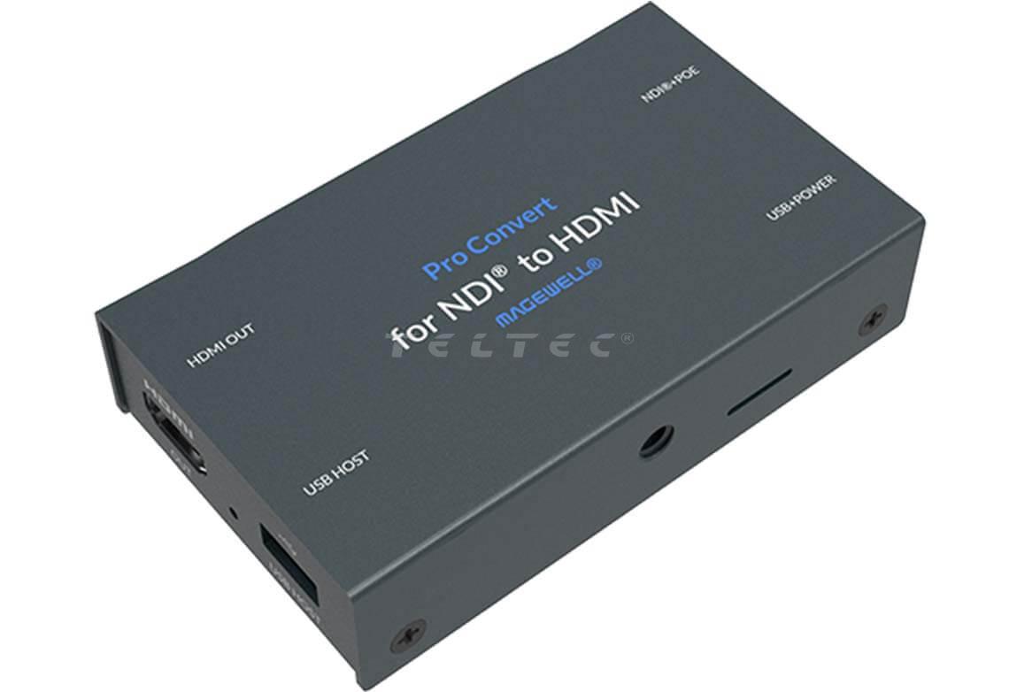 Magewell Pro Convert NDI to HDMI - Teltec | Video-, Audio- & Studio ...