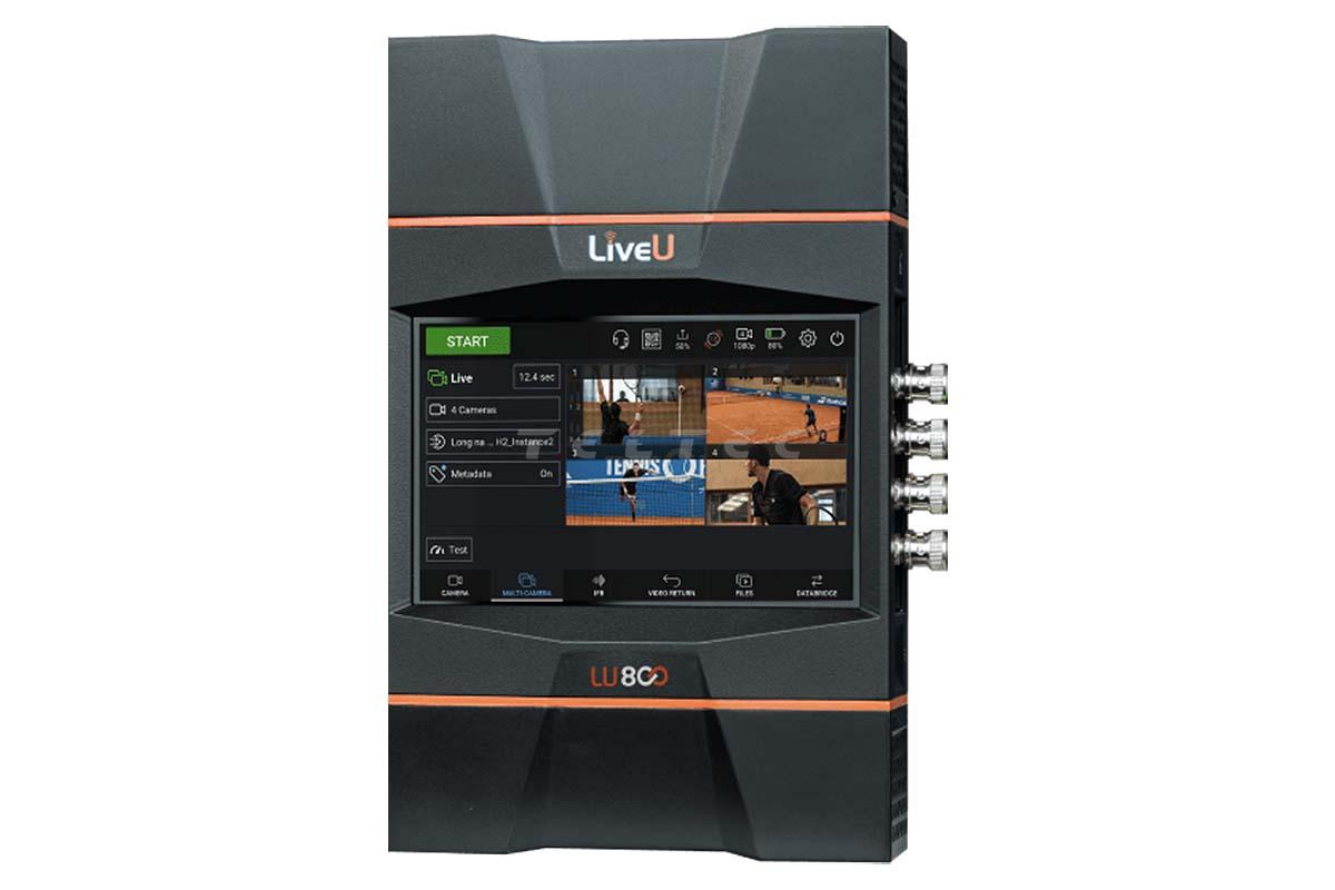 LiveU LU800 mit Multi-Kamera PRO Videokarte - Teltec | Video-, Audio ...
