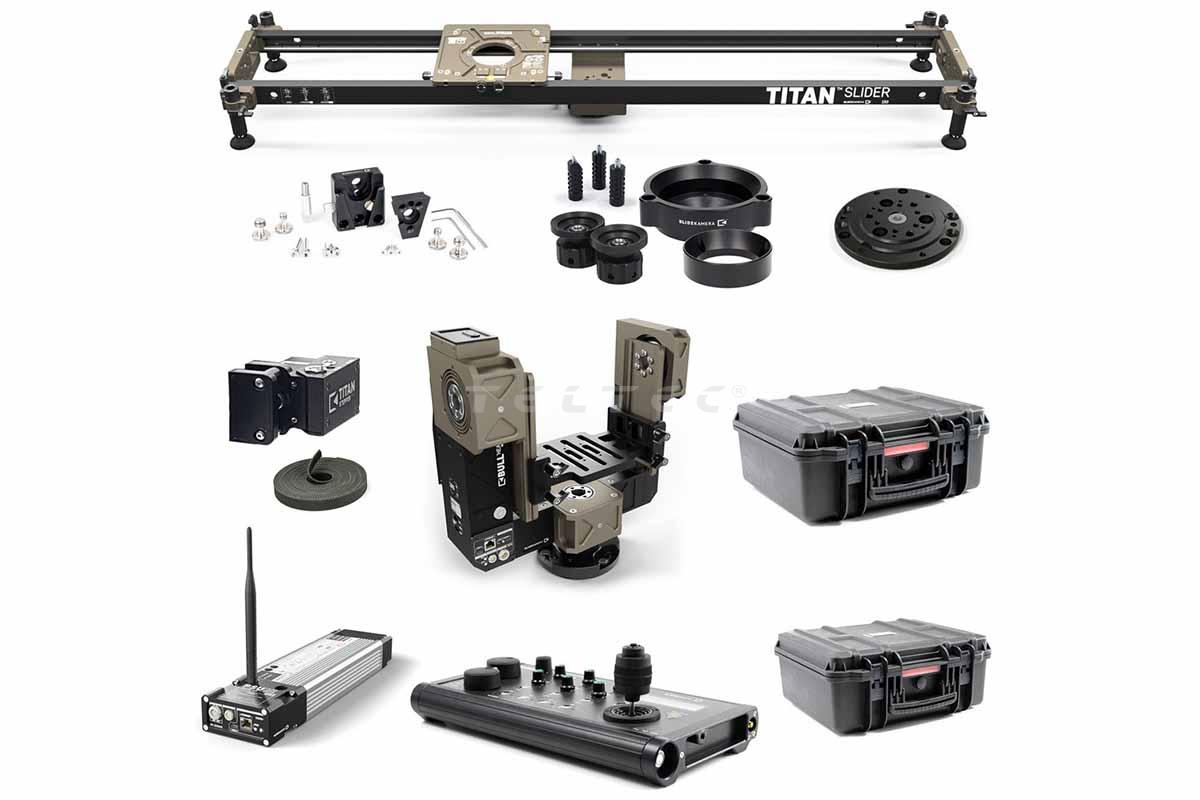 Slidekamera TITAN 1000 Moco - Bullhead Studio Kit | Schienen- / Rad ...