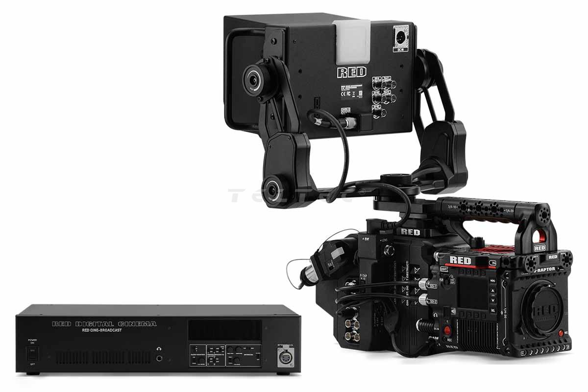 RED V-RAPTOR 8K S35 Cine-Broadcast Pack (Half Rack) | Optical Fibre ...